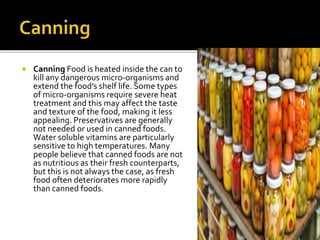 Food processing and Irradiation | PPTX