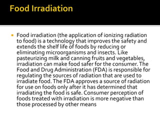 Food processing and Irradiation | PPTX | Healthy Cooking and Eating ...