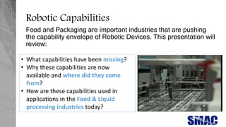 SMAC Food Processing Applications | PPT