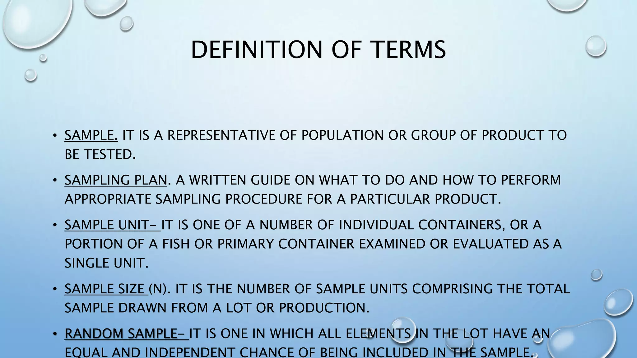 Food processing 9 SAMPLING PPT.pptx