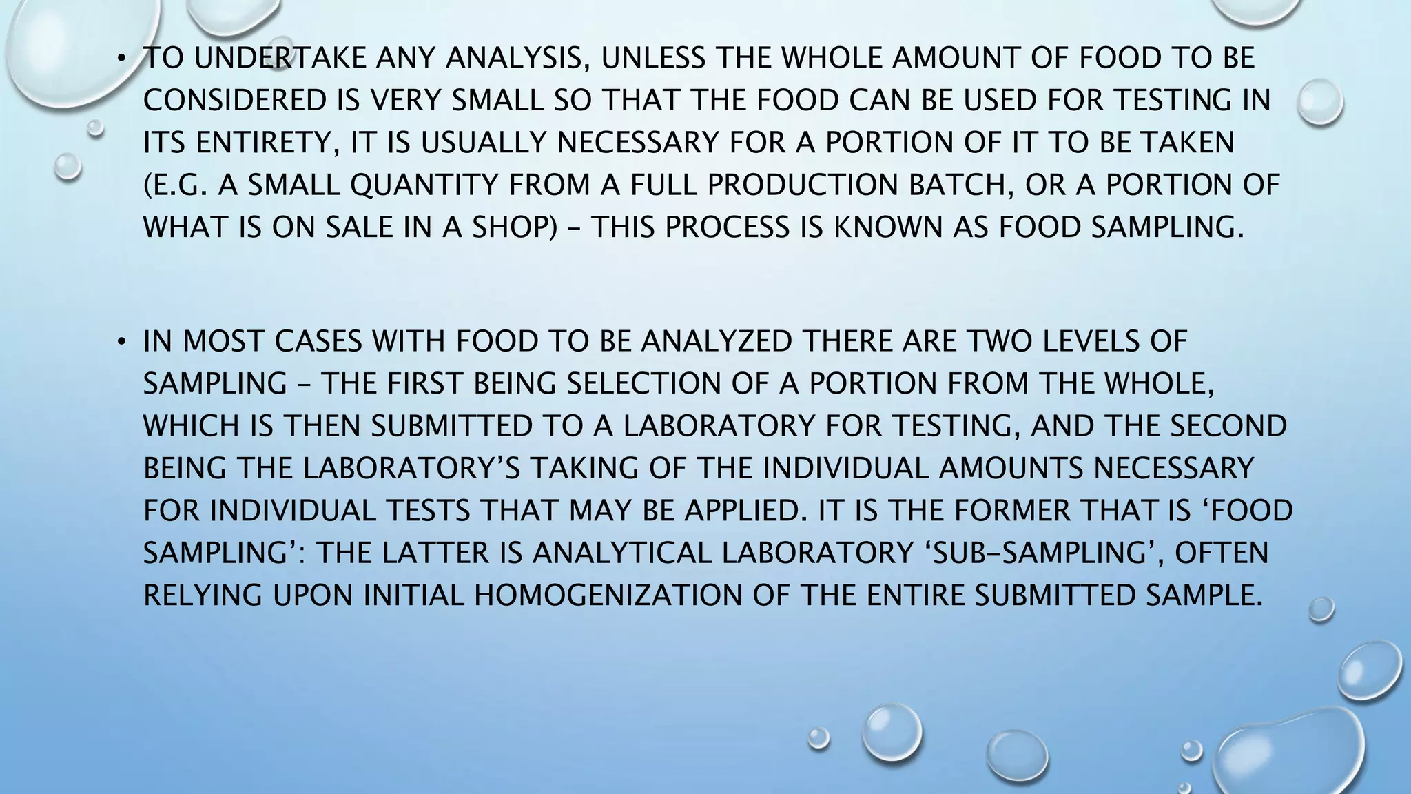 Food processing 9 SAMPLING PPT.pptx