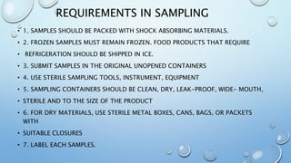 Food processing 9 SAMPLING PPT.pptx