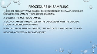 Food processing 9 SAMPLING PPT.pptx