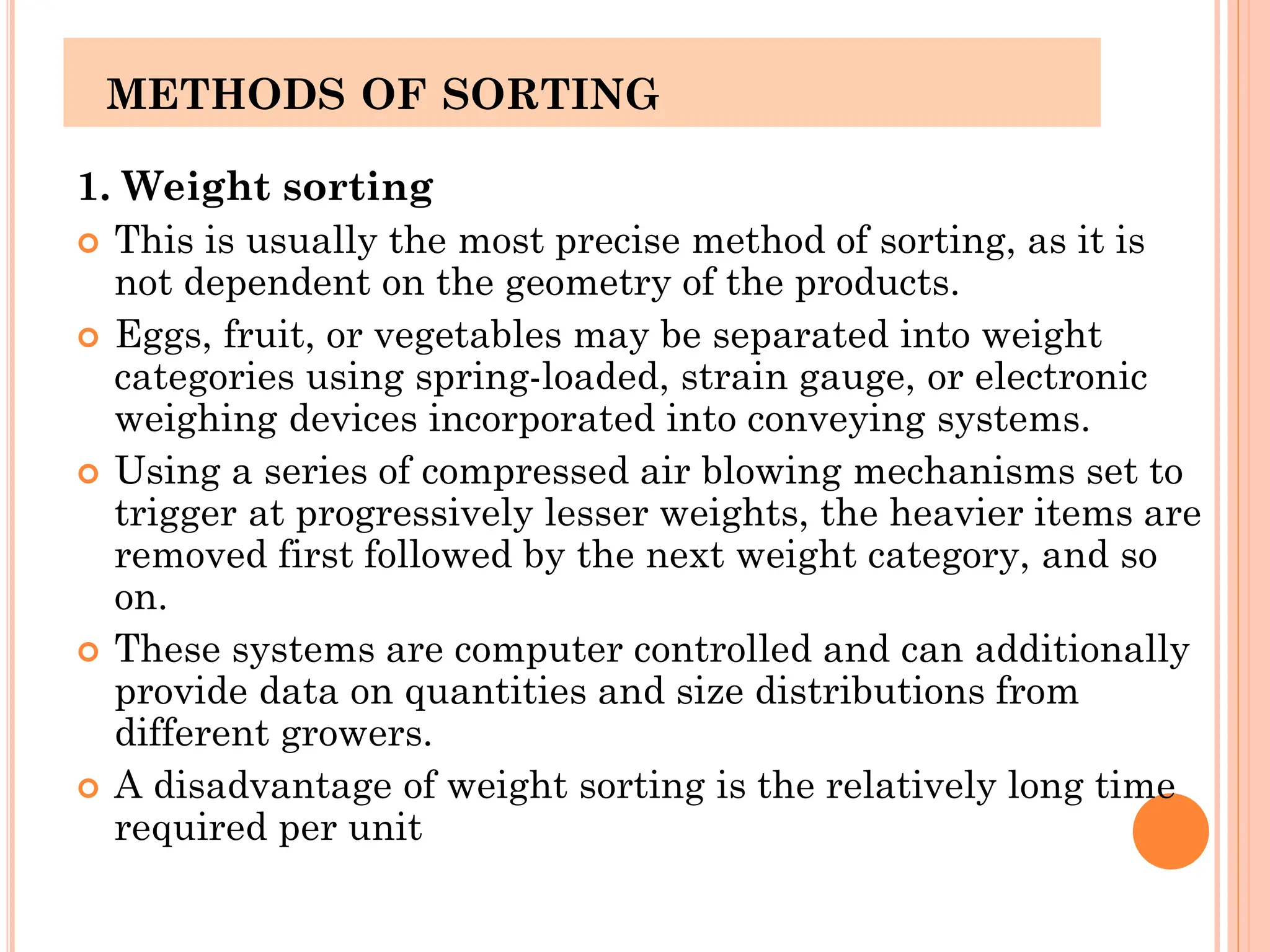 Food Processing and preservation 1b sorting.pdf | Gardening | Home & Garden
