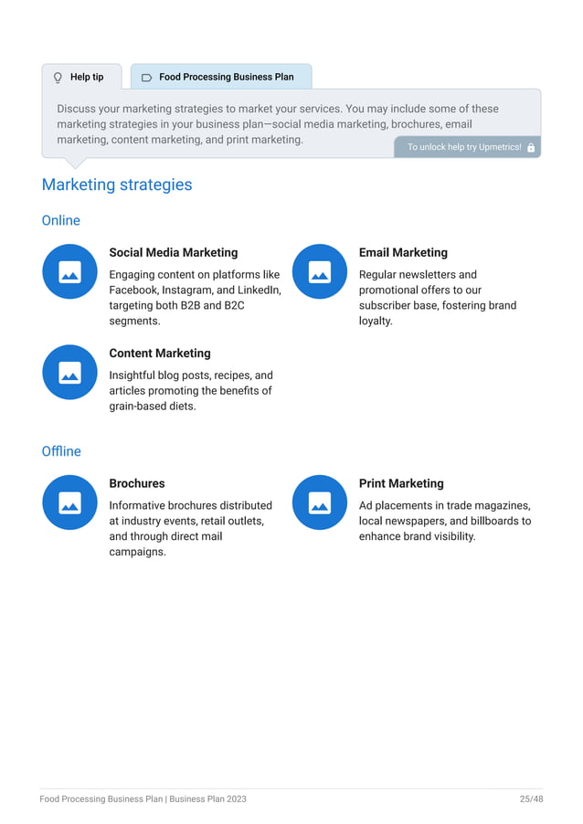 food processing business plan example.pdf
