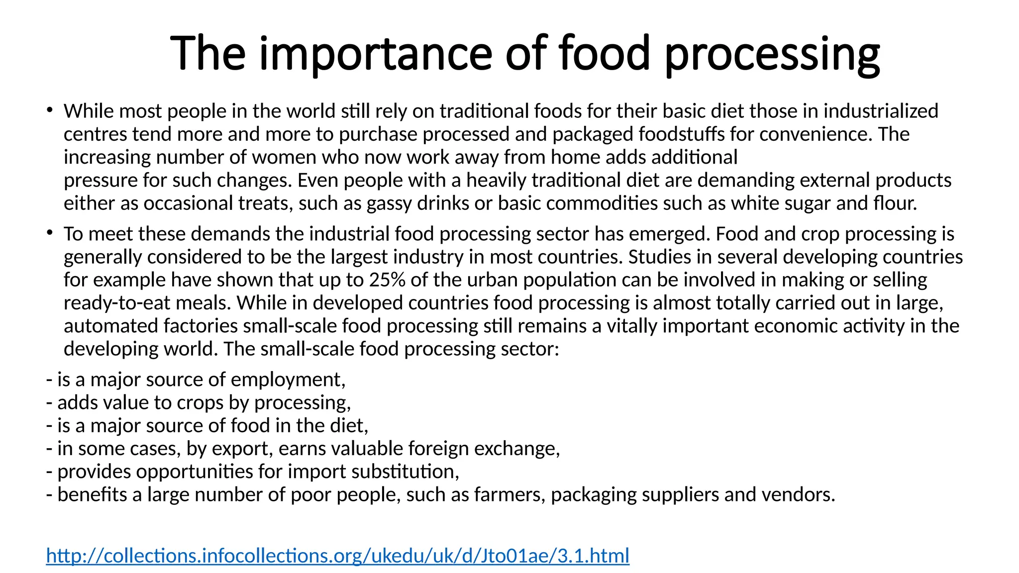 Introduction and principles of food processing | PPTX