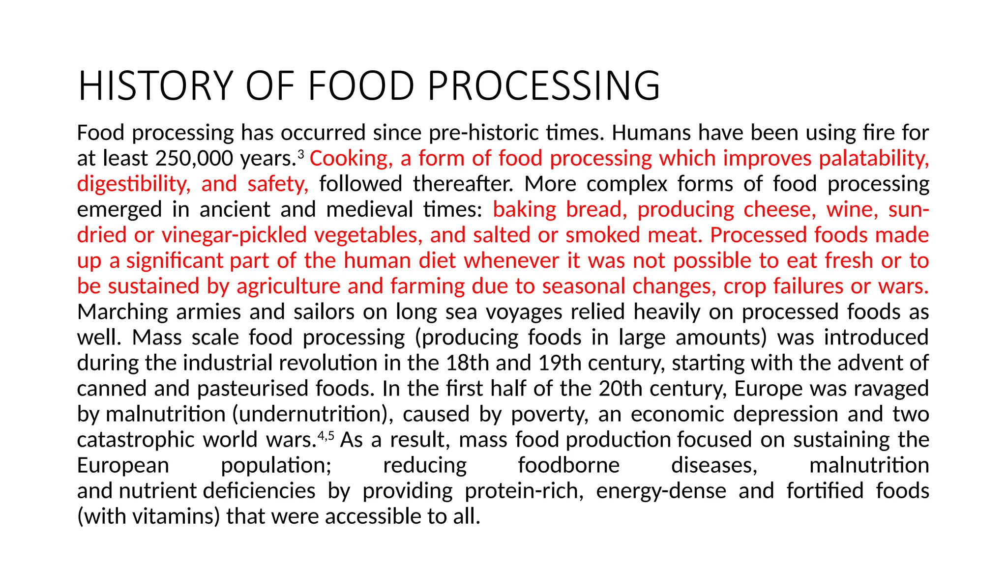 Introduction and principles of food processing | PPTX