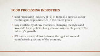 Food processing industries in inida | PPT