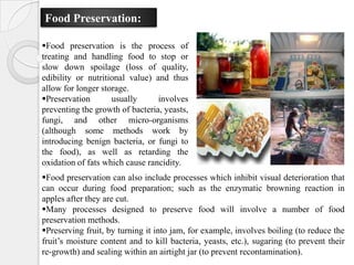 Food processing industry. | PPTX