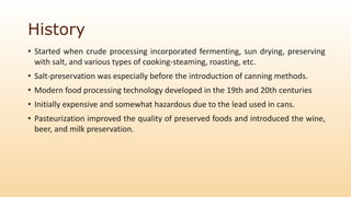 Food processing industry | PPTX
