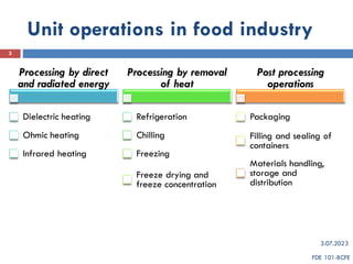 Food Processing Operations highlighting Temp. Zones .pdf | Cooking | Food & Drink