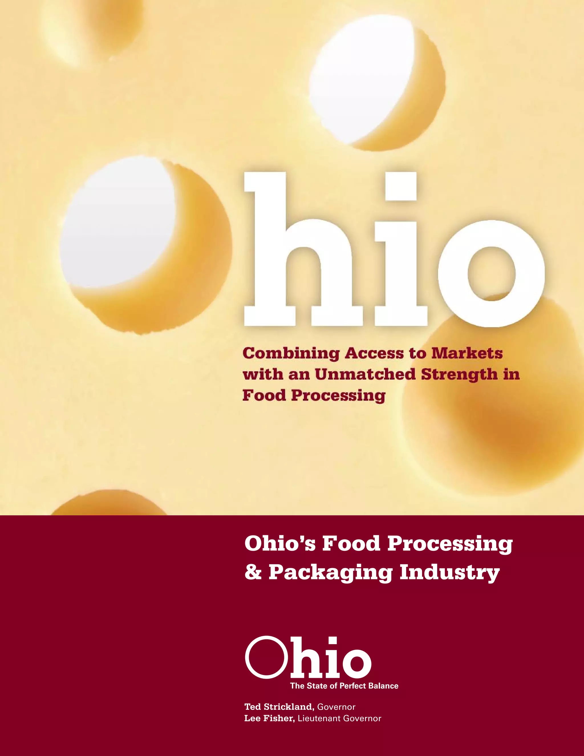 Ohio Food Processing Packaging Industry Brochure | PDF