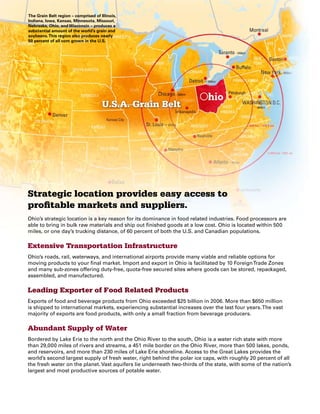 Ohio Food Processing Packaging Industry Brochure | PDF