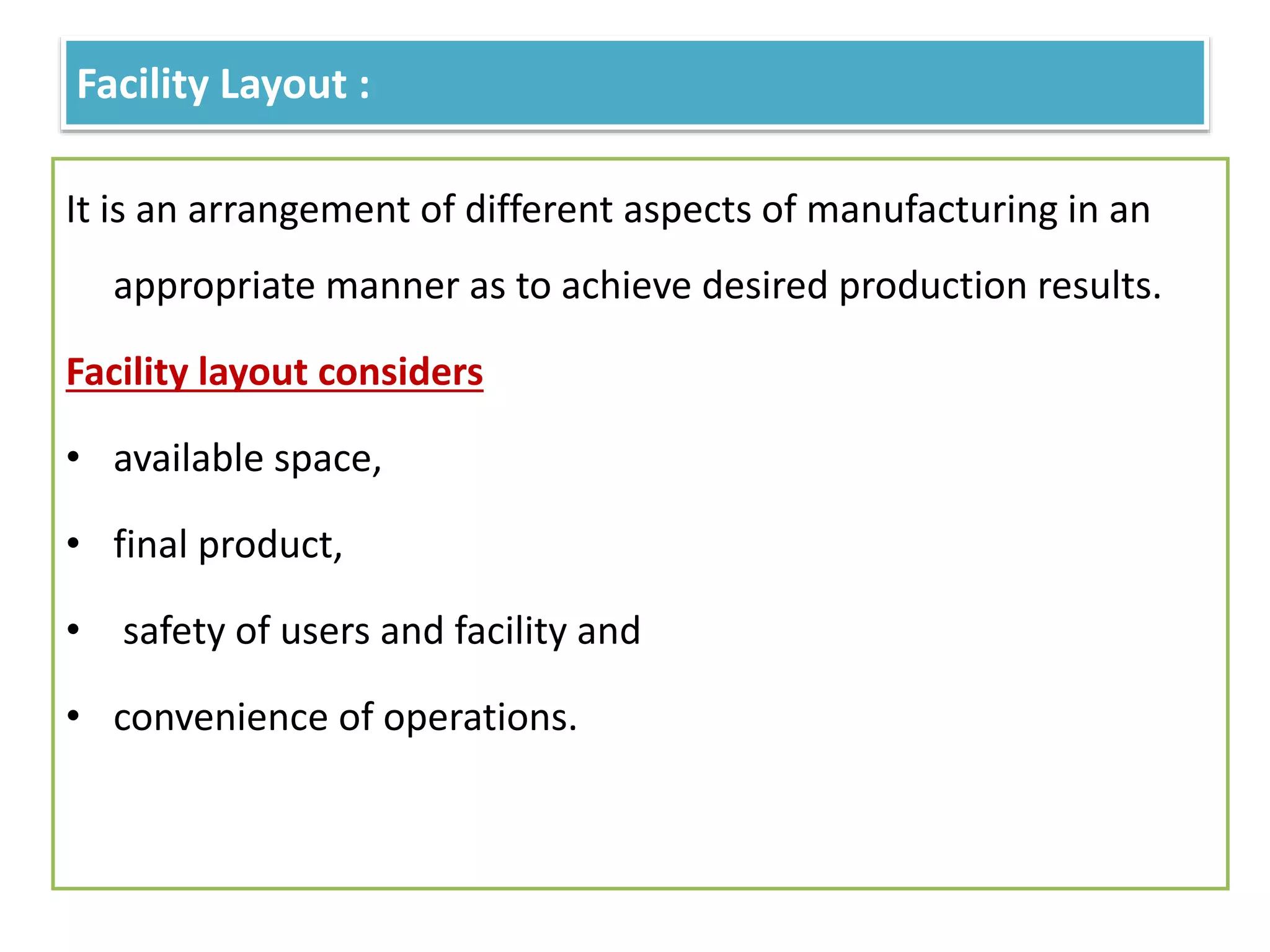 Food processing plant layout design1 | PPTX