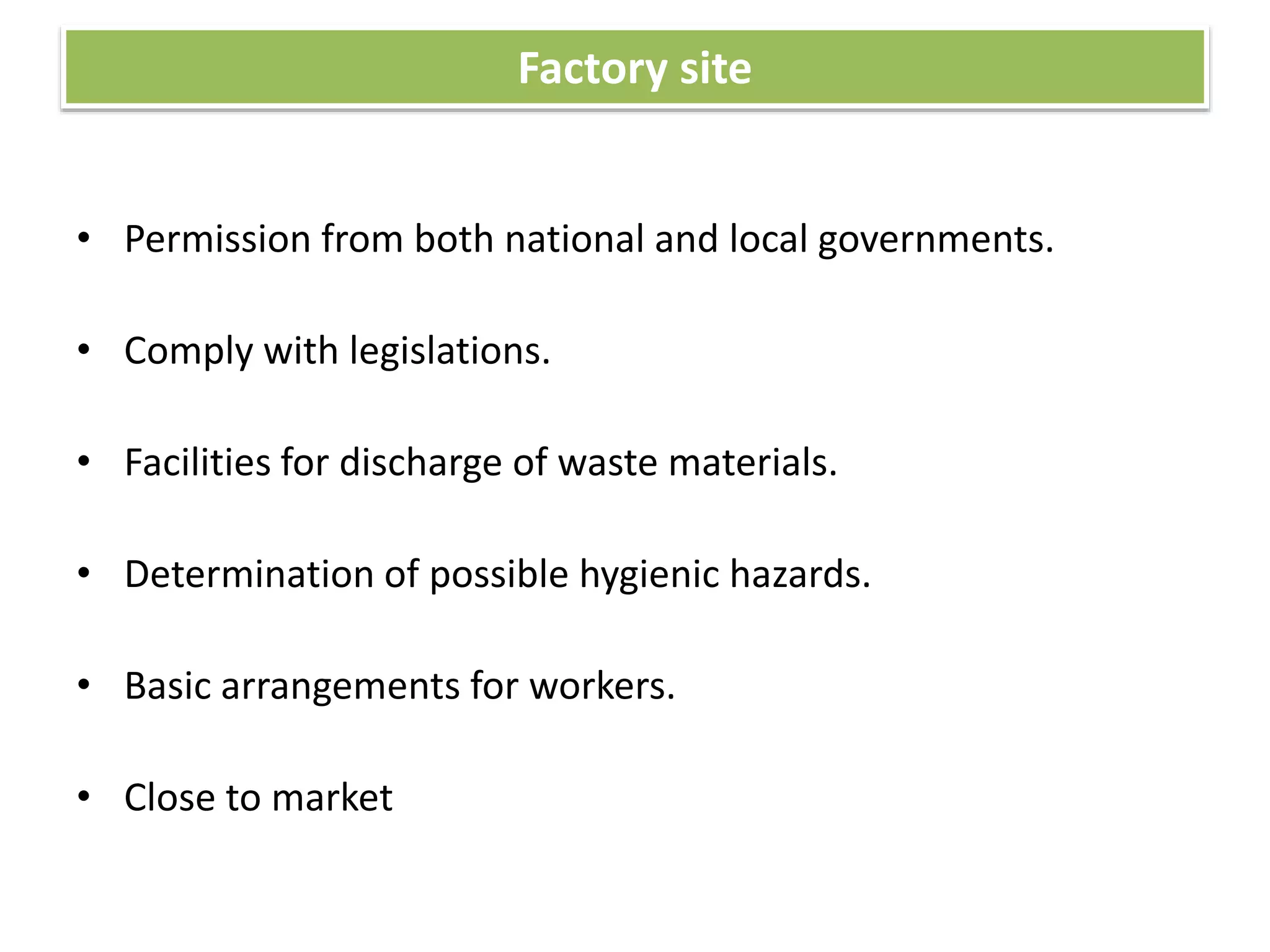 Food processing plant layout design1 | PPTX