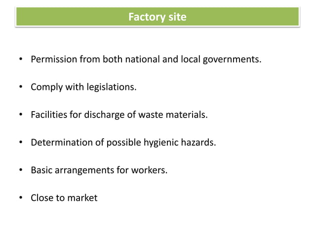 Food processing plant layout design1 | PPTX | Agriculture | Industries