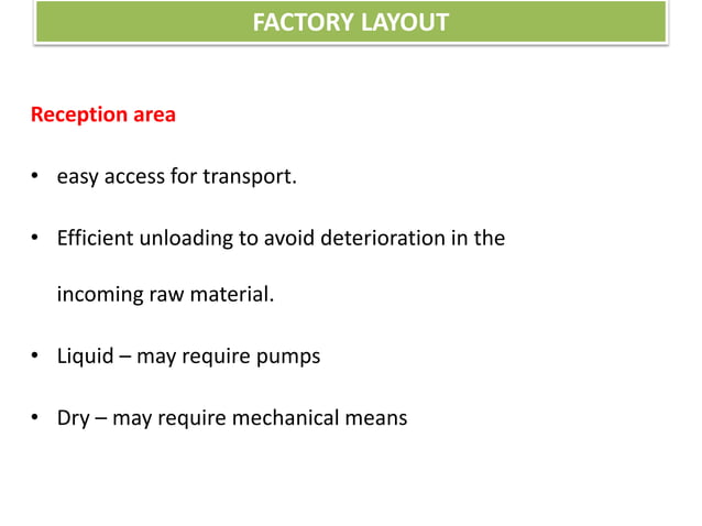 Food processing plant layout design1 | PPTX | Agriculture | Industries