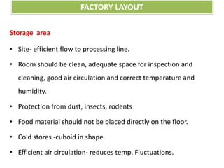 Food processing plant layout design1 | PPTX