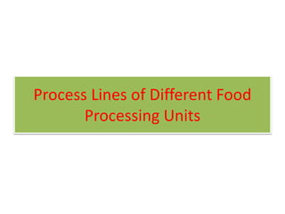 Food processing plant layout design1 | PPTX