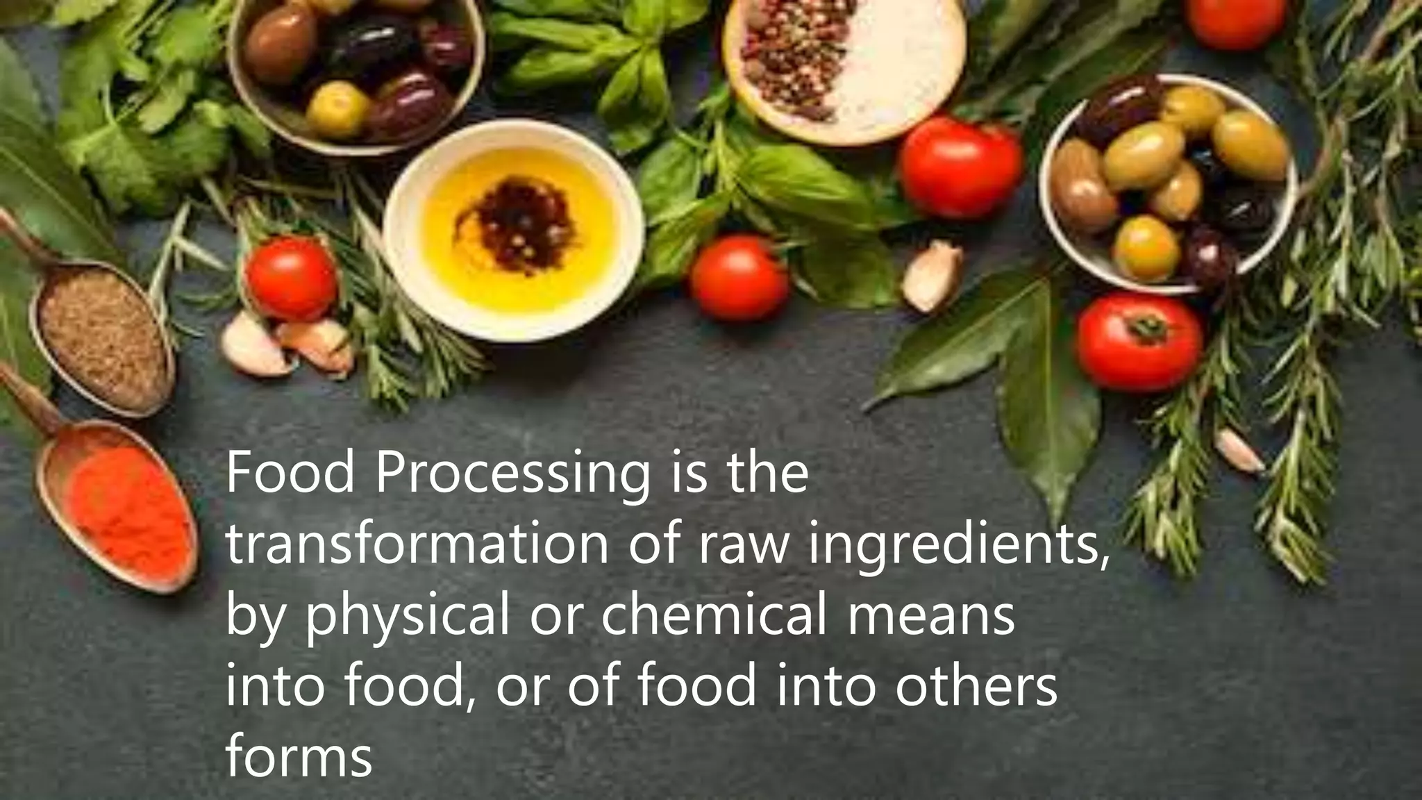 Food processing and post harvest technology | PPTX