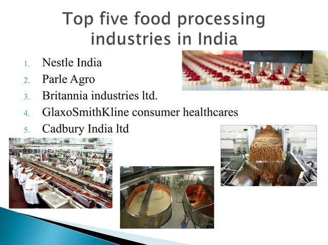 Food processing in India | PPTX