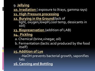 Food Processing and Preservation | PPTX