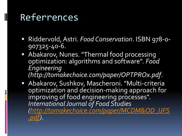Food Processing and Preservation | PPTX