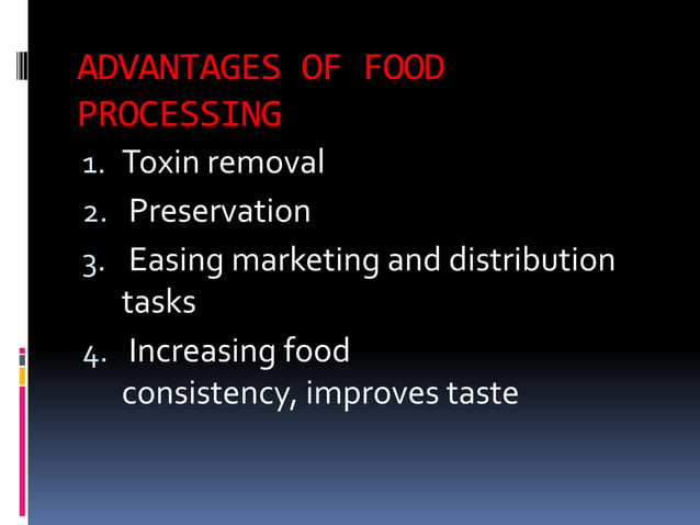 Food Processing and Preservation | PPTX