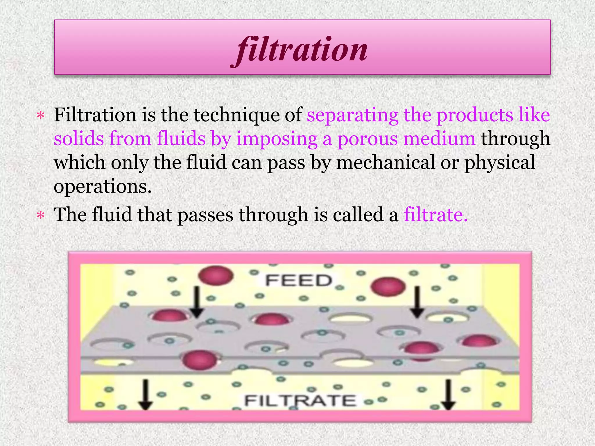 Food processing techniques- Extraction and Filtration | PPTX