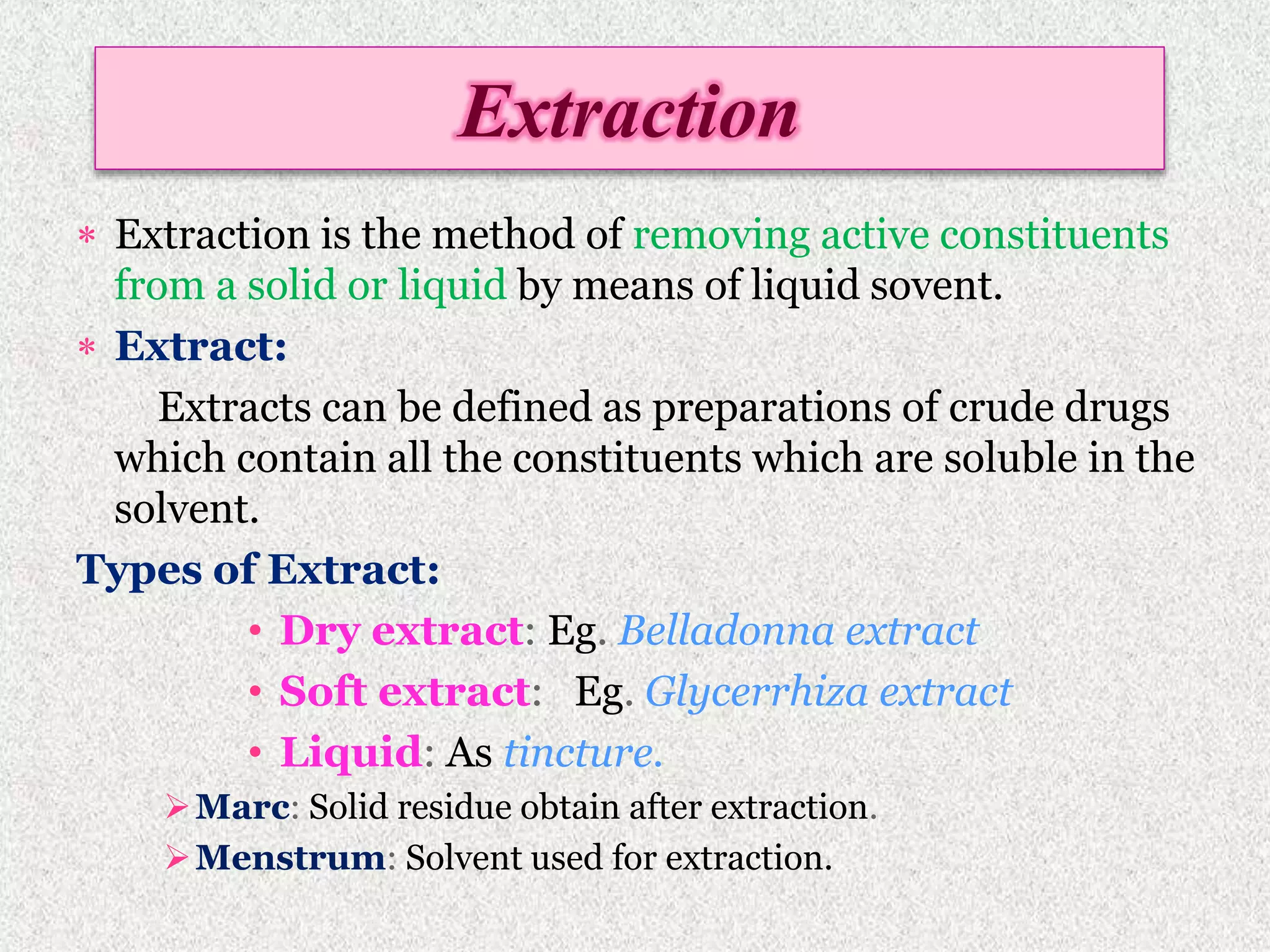 Food processing techniques- Extraction and Filtration | PPTX