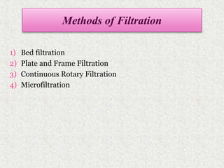 Food processing techniques- Extraction and Filtration | PPTX