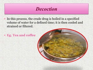 Food processing techniques- Extraction and Filtration | PPTX
