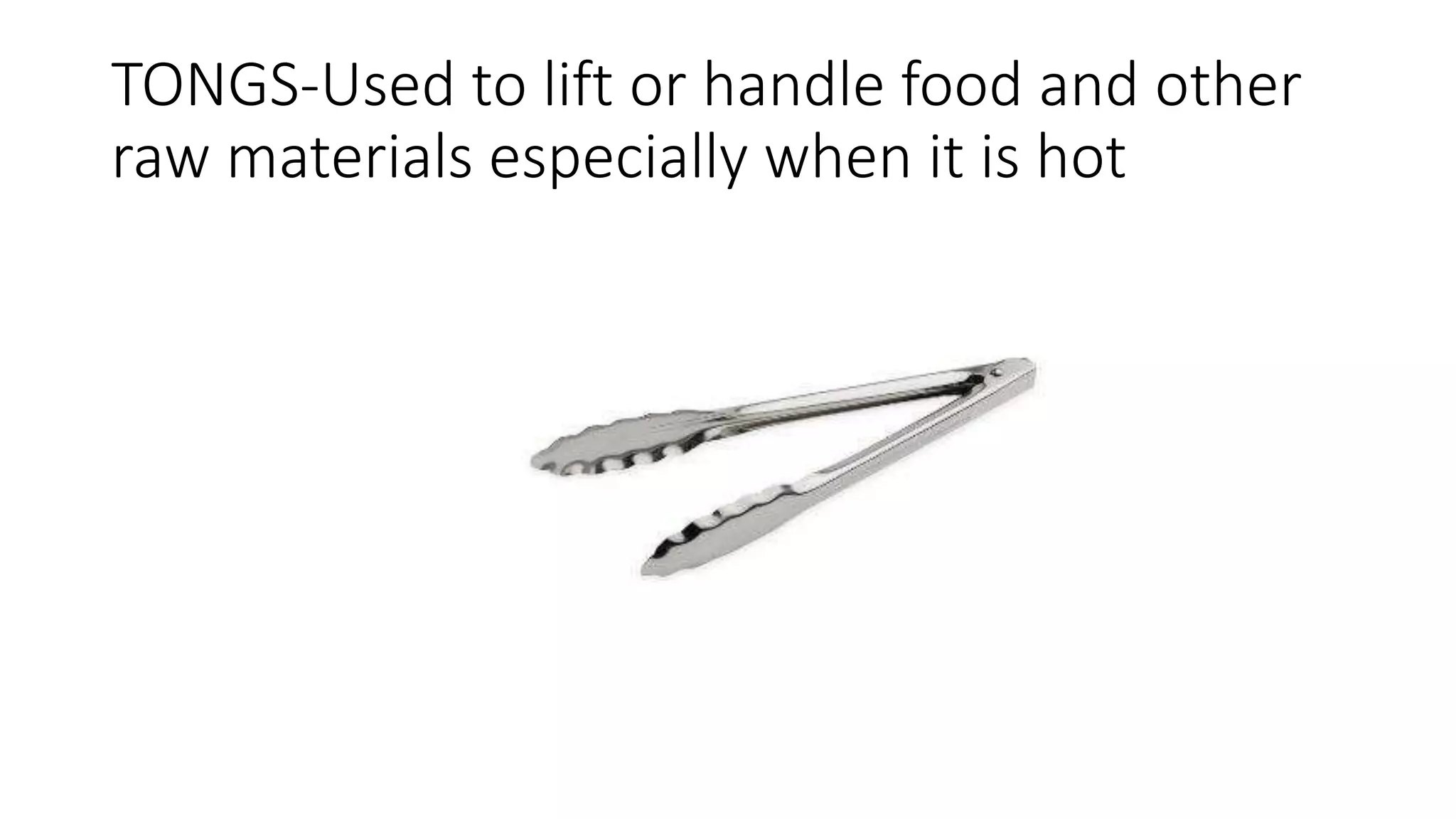 FOOD PROCESSING TOOLS WITH LABEL AND USES.pptx