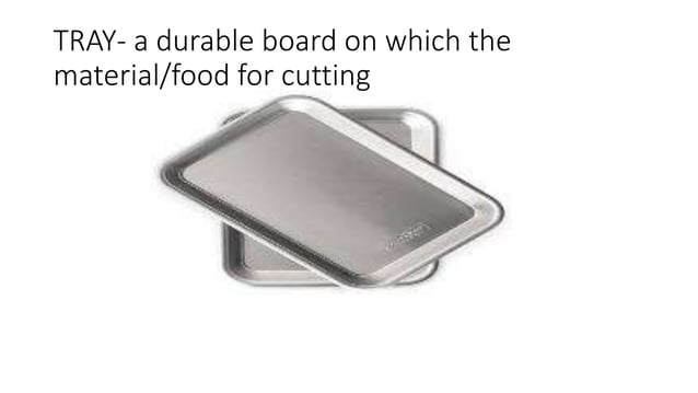 FOOD PROCESSING TOOLS WITH LABEL AND USES.pptx | Cooking | Food & Drink