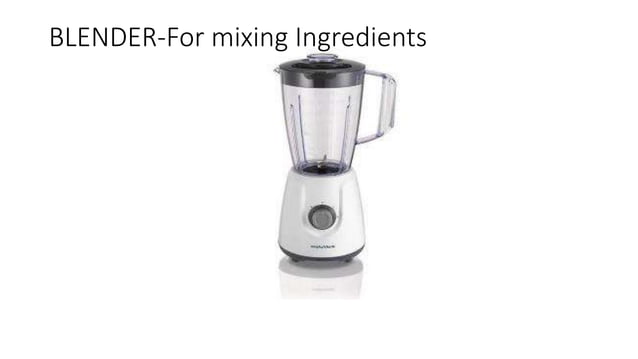 FOOD PROCESSING TOOLS WITH LABEL AND USES.pptx | Cooking | Food & Drink