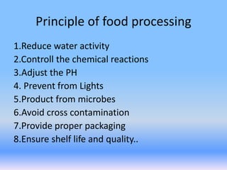 Food processing unit 1 | PPTX
