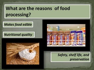 Food processing unit operation | PPTX