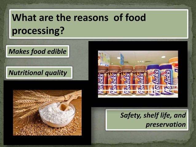 Food processing unit operation | PPTX | Home Appliances | Home & Garden