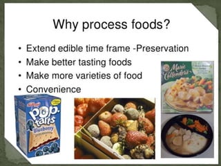Food processing unit operation | PPTX