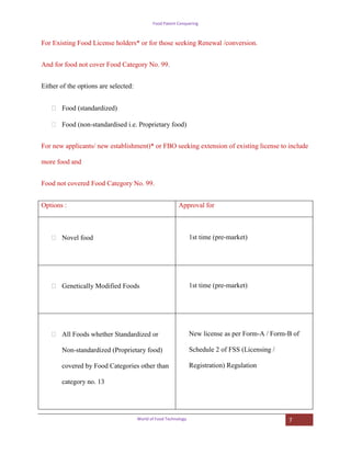 Food product category | PDF