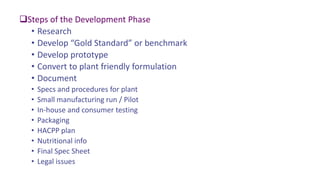 Food product development | PPTX