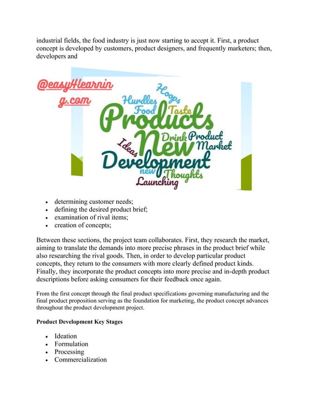 Food Product Development.pdf | Food Industry | Industries