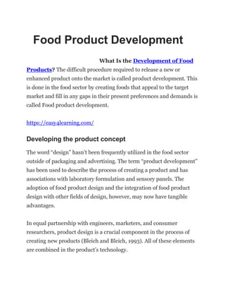 Food Product Development.pdf