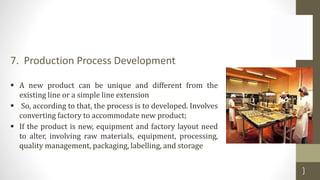Food Product Development Process, Design & Strategies" | PPTX