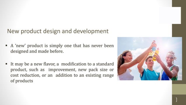 Food Product Development Process, Design & Strategies" | PPTX