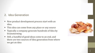 Food Product Development Process, Design & Strategies" | PPTX