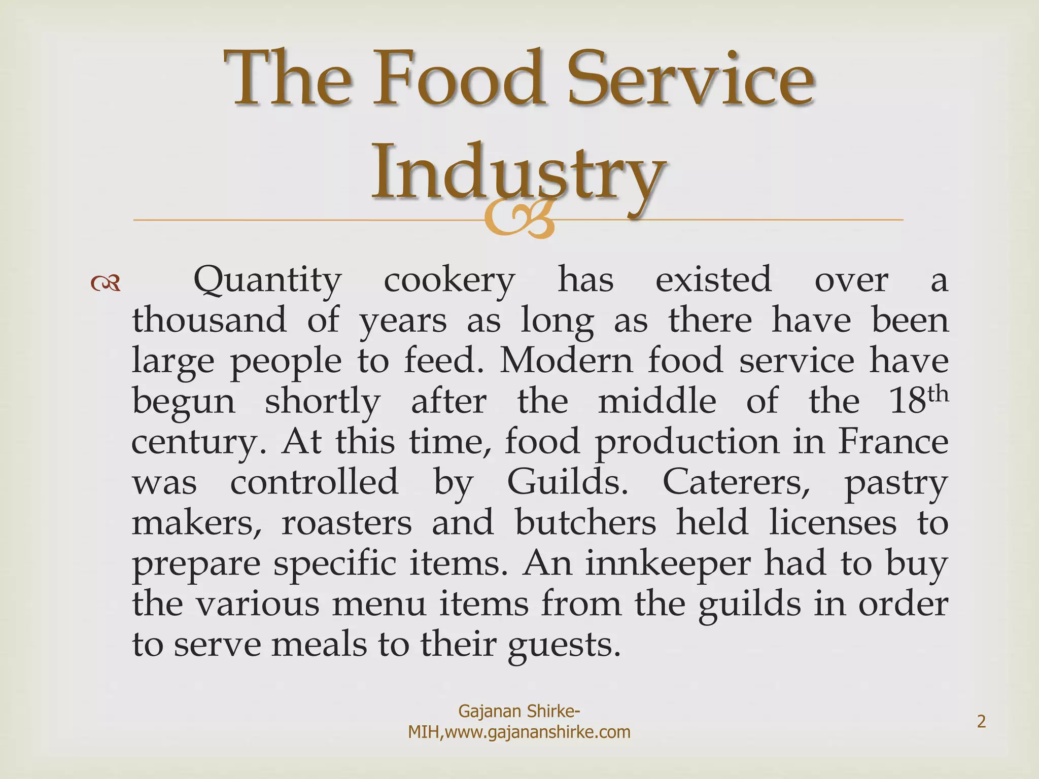 Food production basics | PPSX
