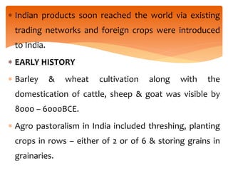 Food production in india | PPTX