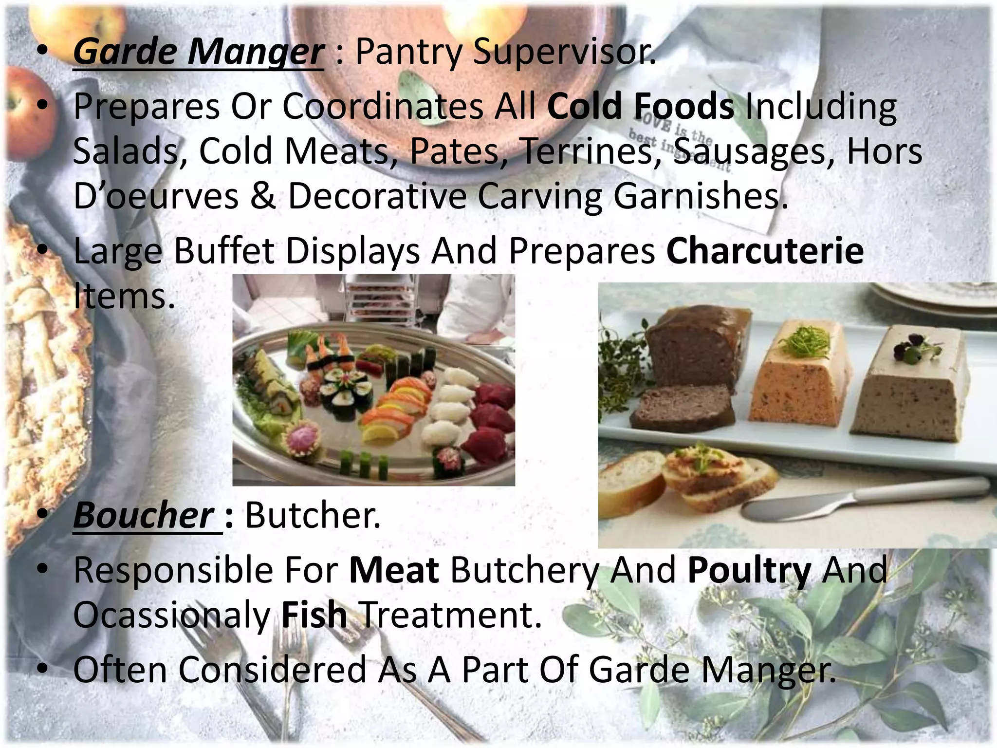 Kitchen Brigade System - harsh sodhani | PPTX