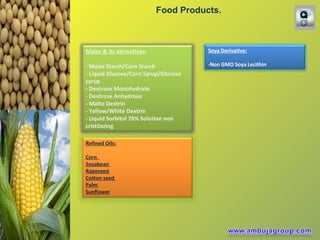 food ingredients, corn, soy | PPT